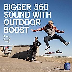 ULTIMATE EARS WONDERBOOM 2, Portable Wireless Bluetooth Speaker, Big Bass 360 Sound, Waterproof / Dustproof IP67, Floatable, 33-m (100-ft) Range - Deep Space