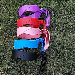 ALIENSX Tumbler Handle for YETI Rambler Cup, Anti Slip Travel Mug Grip Cup Holder for Stainless Steel Tumblers, Yeti, Ozark Trail, Rtic,Sic and More Tumbler Mugs BPA Free (PINK, 20OZ)