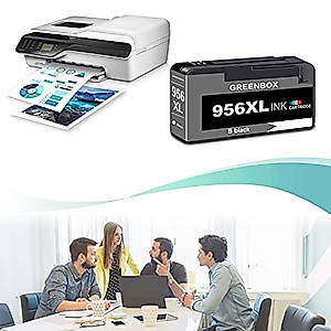 GREENBOX Remanufactured 956XL Ink Cartridge Replacement for HP 956 XL 956 L0R39AN for OfficeJet Pro 7740 7730 7720 8216 8720 8730 8740 8719 8720 8724 8725 Printer (3,000 Pages High Yield, 1 Black)