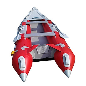 BRIS 12 ft Inflatable Kayak Fishing Tender Inflatable Poonton Boat 2 Person Kayak