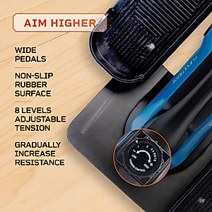 LifePro Under Desk Elliptical - Under Desk Bike Pedal Exerciser - Perfect Desk Exercise Equipment - for Seniors Adults and Teens (Flexstride Plus) (Renewed))