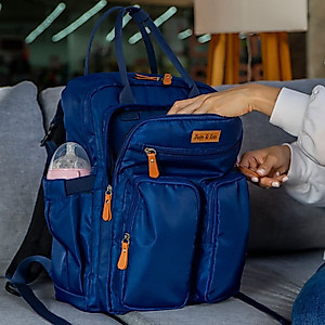 Baby n Tots | Sport Travel Diaper Bag Backpack | Multifunctional Completely Waterproof | Baby Registry Gift