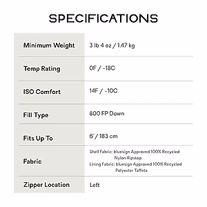 NEMO Sonic Down Mummy Sleeping Bag - Regular - Goodnight Gray/Goldfinch