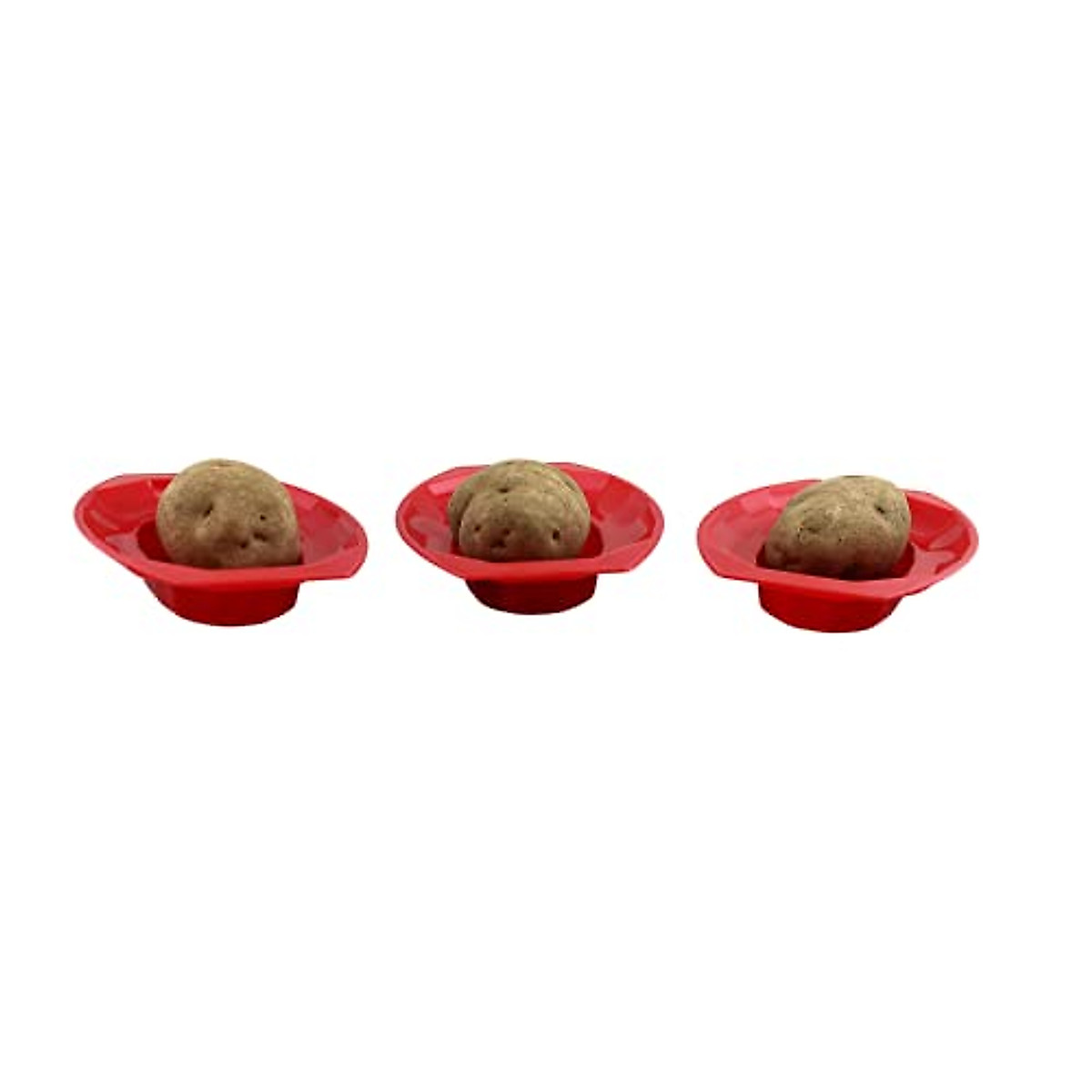 3 Pack Microwave Potato Cooker BPA Free Plastic