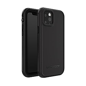 LifeProof iPhone 11 Pro FRĒ Series Case - BLACK, waterproof IP68, built-in screen protector, port cover protection, snaps to MagSafe