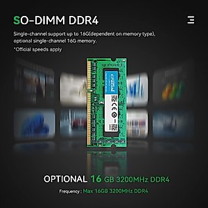 TRIGKEY Mini PC W11 Desktop PC 12th Gen Intel N100 4C/4T 16G DDR4 500G M.2 PCIE1 SSD G4 Mini Computer, Support W10 Working Micro PC, 4K@60Hz UHD Graphics Dua; Display/WiFi 5/W11