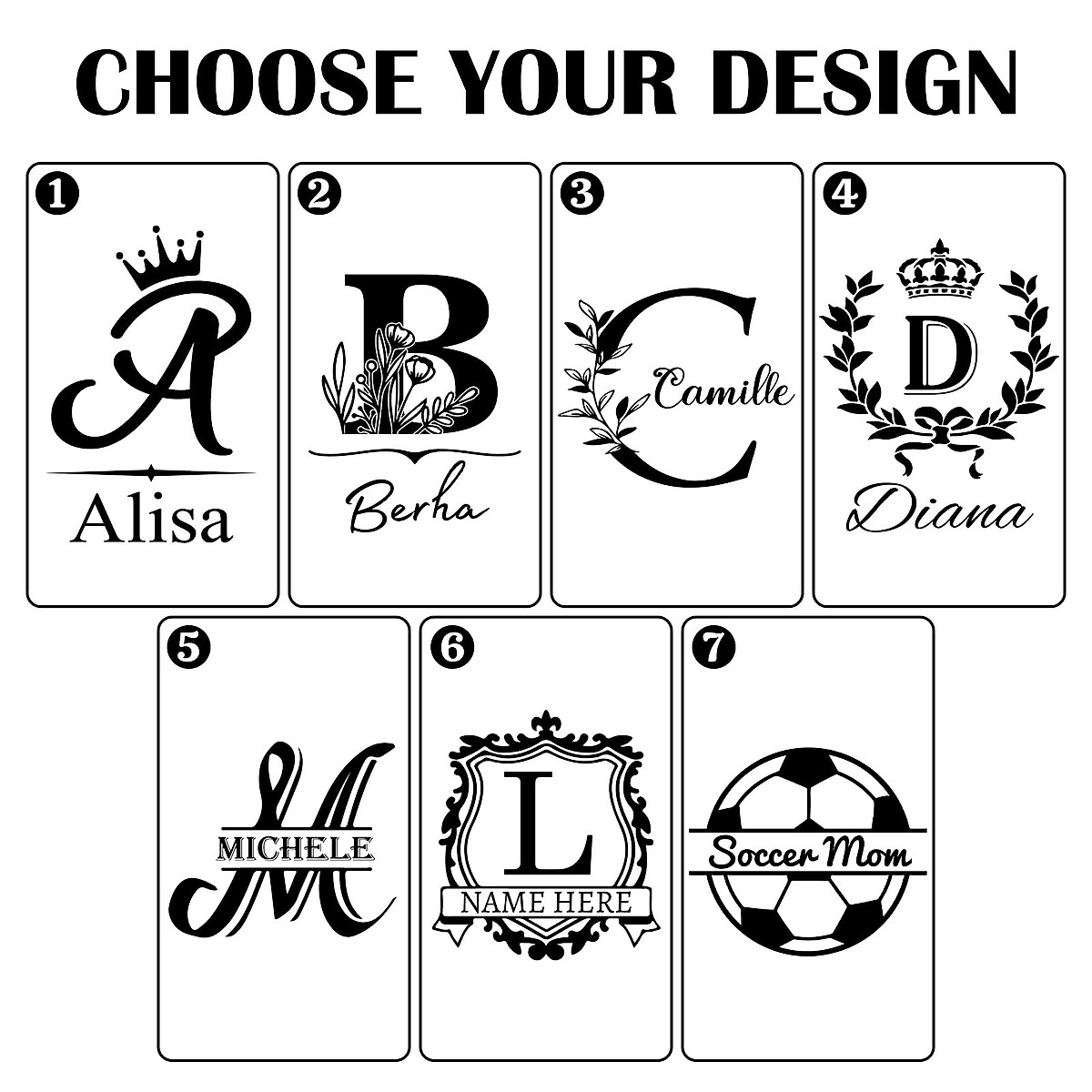 KrazeKK Personalized 40 Oz Monogrammed Initial Tumbler - Insulated Coffee Cup with Handle, Straw - Customized Reusable Water Bottle Travel Mug With Letter A-Z - Birthday Gifts for Women, Men, Friend