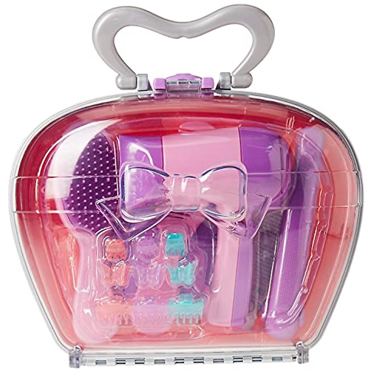 Battat- Play Circle- Hair Dryer With Sounds & Air – Carrying Case – Salon Accessories- Pretend Play Toys- Beauty Shop- 3 years + (15 Pieces)