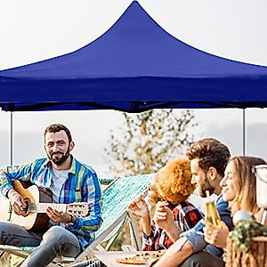 6x6 Canopy Replacement Top, Pop Up Canopy Tent for Commercial Instant Outdoor Portable Patio Lawns Gazebo Outside Camping