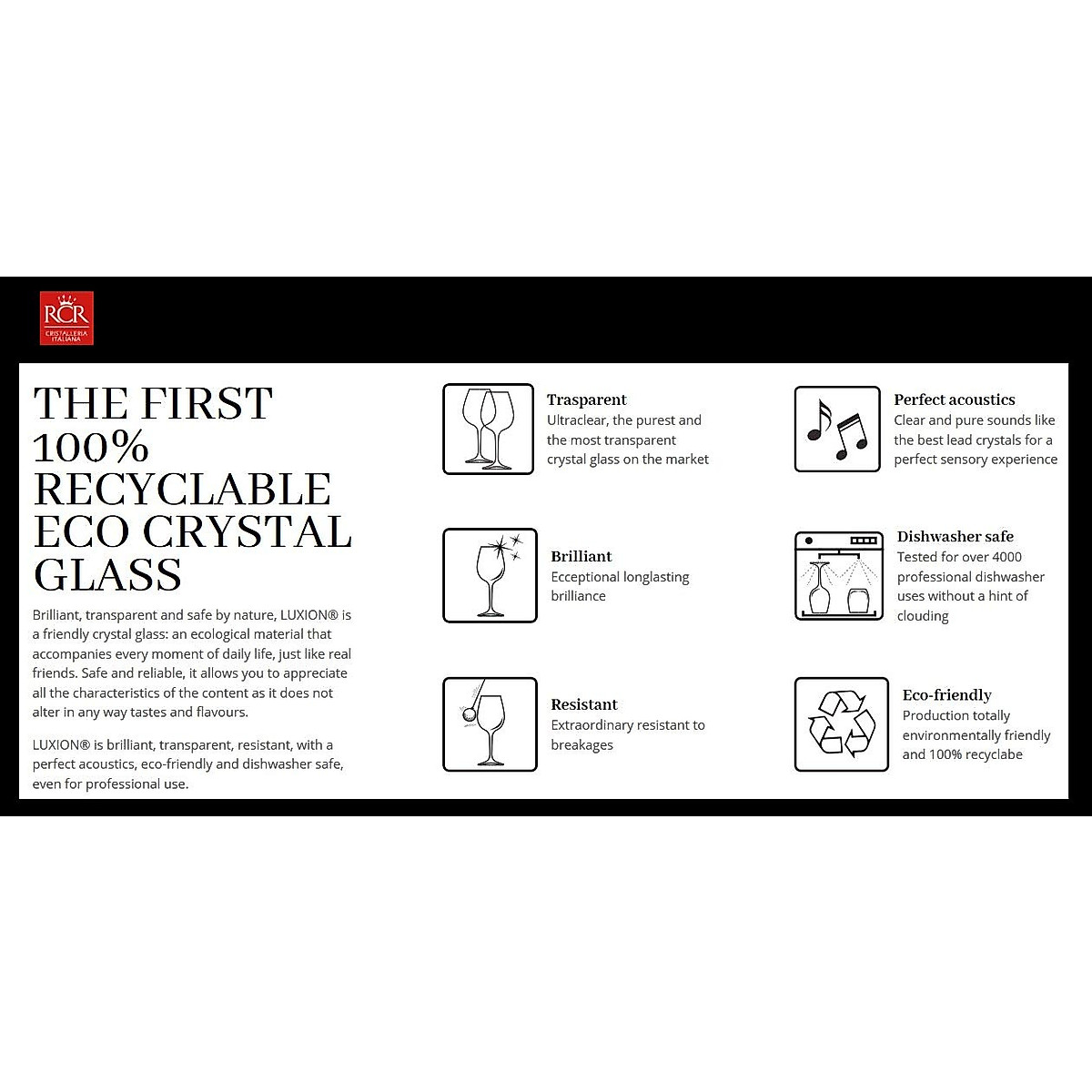 RCR Cristalleria Italiana Crystal Glass Drinkware Set (DOF Whiskey (10.5 oz) & Highball Tumbler (12.25 oz) - 12 Piece)