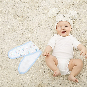 Healifty 3Pcs Baby Umbilical Hernia Belt Baby Belly Button Cord Band Infant Belly Wrap Adjustable Navel Belly Band Sky- Blue