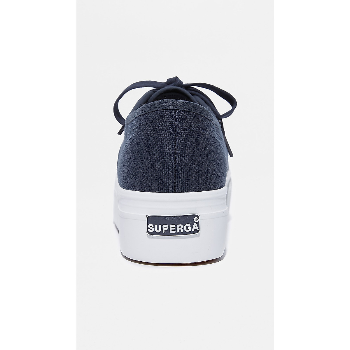 Superga womens 2790 Platform Sneaker, Navy, 7.5 US