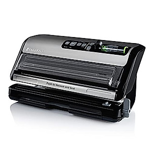 FoodSaver Vacuum Sealer Machine and Express Vacuum Seal Bag Maker with Sealer Bags and Roll and Hendheld Vacuum Sealer for Airtight Food Storage and Sous Vide, Black