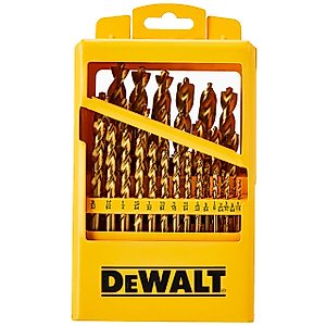 DEWALT Titanium Nitride Coated Drill Bit Set with Pilot Point, 29-Piece (DW1369)