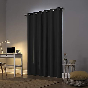 Sun Zero Cyrus Thermal 100% Blackout Grommet Curtain Single Panel