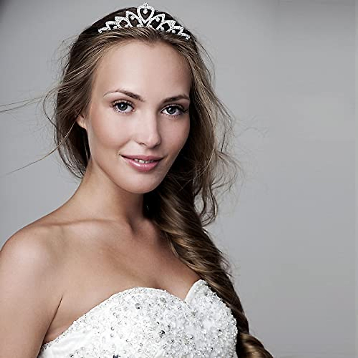 Chuangdi 6 Pieces Tiara for Women Crystal Tiara Crowns Rhinestone Headpiece Bridal Wedding Headband Birthday Prom Pageant Party Hair Accessories