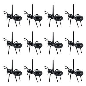 12 Pcs Ants Shape Food Picks Reusable Party Toothpicks Fruit Dessert Fork Animal Appetizer Forks Home Decor