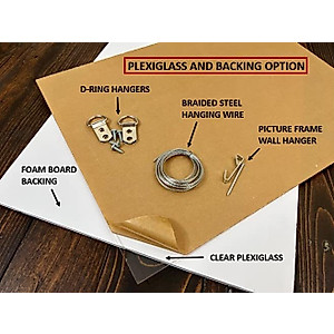 8 x 10 Traditional wood picture frame, handmade, custom made, handpainted, Distressed Black (8 X 10 W/PLEXIGLASS AND BACKING)