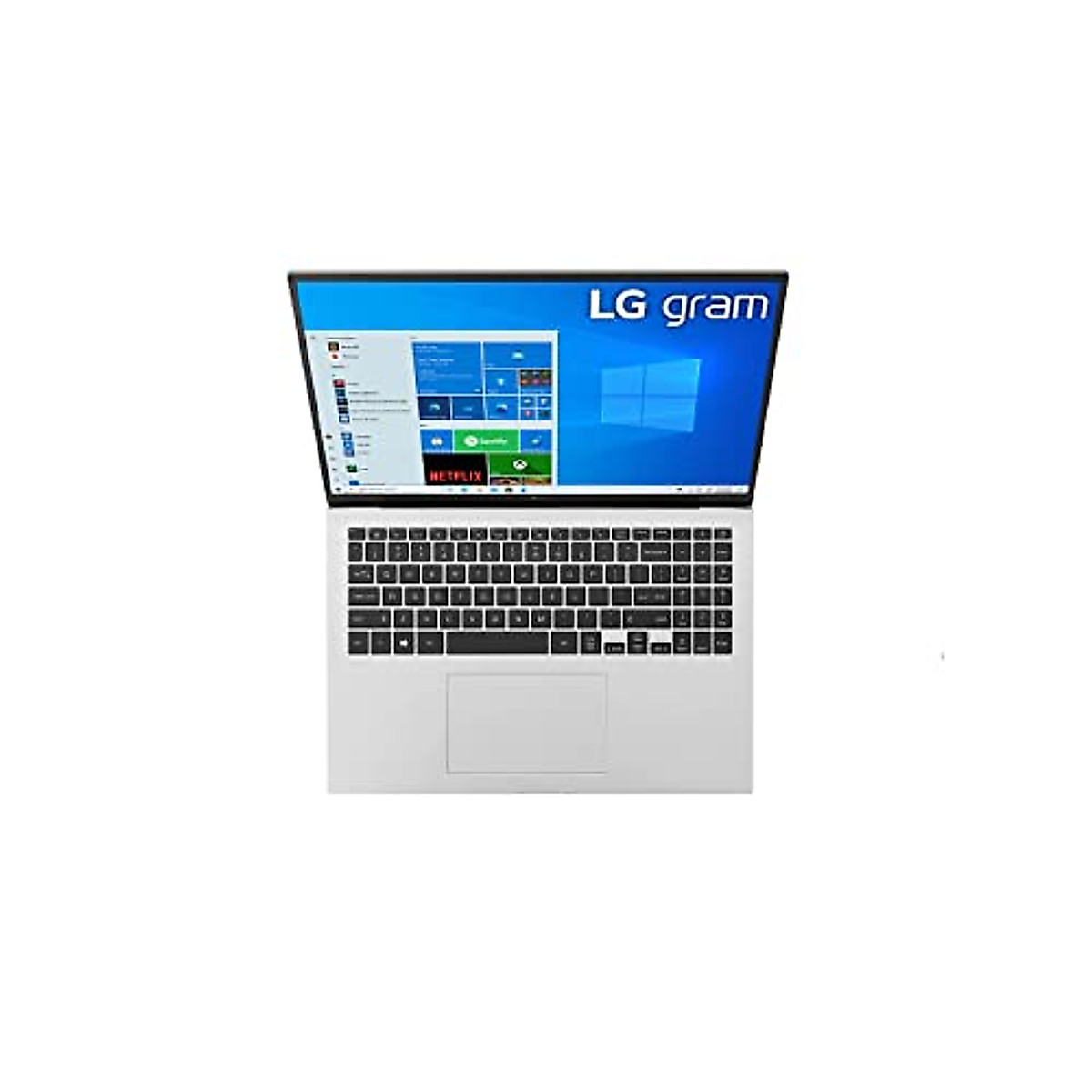 LG 2022 Gram 16" WQXGA IPS Ultralight Laptop Intel i7-1165G7 16GB LPDDR4 1TB NVMe SSD Iris Xe Graphics WiFi AX HDMI Thunderbolt 4 Webcam Backlit Full-Day Battery Silver Windows 10 Pro w/RE USB