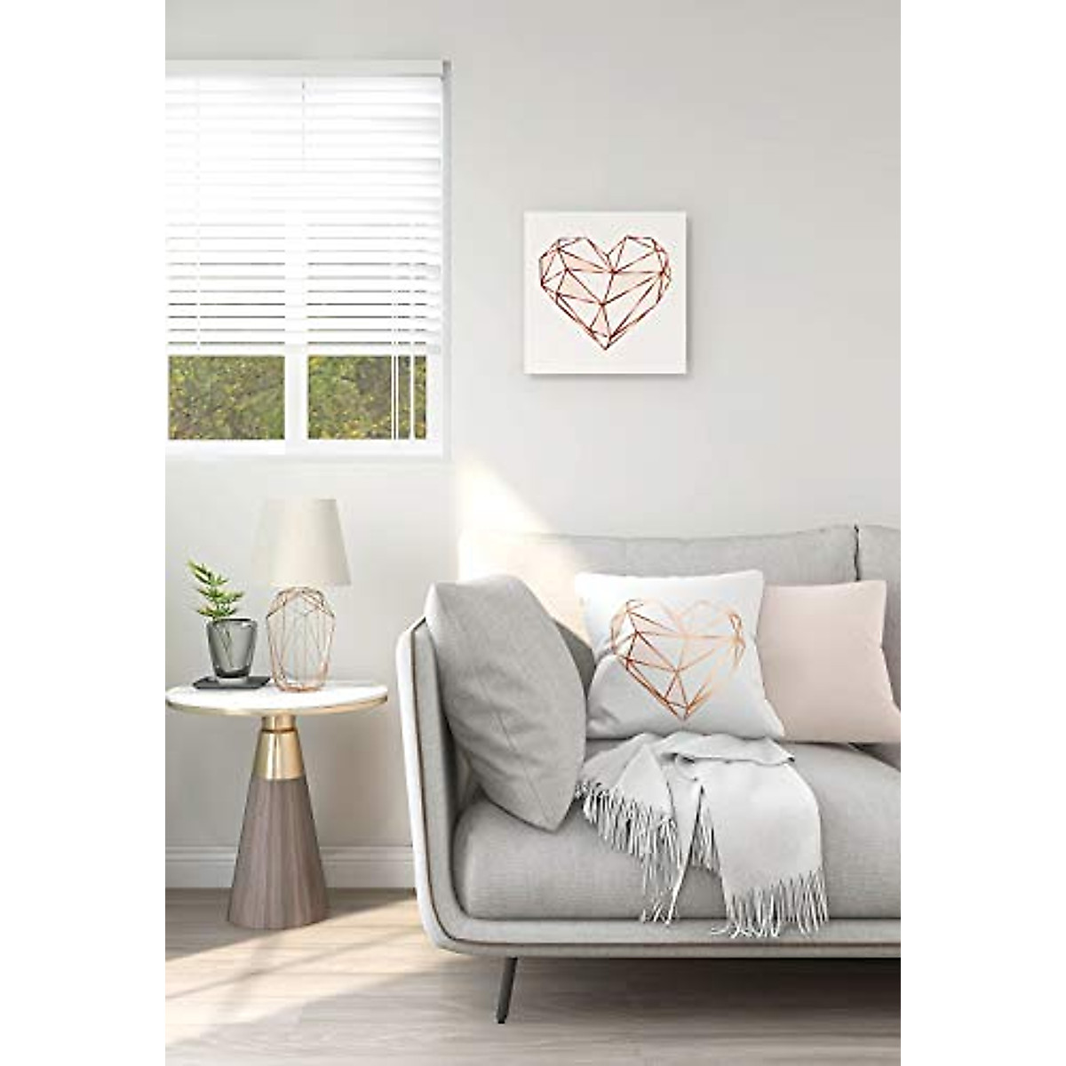 SUMGAR Throw Pillow Covers Pink Love Rose Gold White Pillowcase Teen Girls Geometric Cushion Case for Sofa Couch Bed Living Room Bedroom Office Set of 2, to Mom,18 x 18 inch