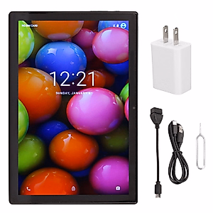 Kids Tablet, 1960x1080IPS 8MP 20MP Dual Camera 100‑240V Green Android11 2.4 5GWiFi Dual Band 10.1 Inch (US Plug)