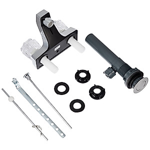 EZ-FLO Non-Metallic Two-Handle Lavatory Faucet, Bathroom Sink Faucet with Washerless Cartridge, Chrome Finish, 10256N