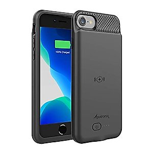 Alpatronix Battery Case for Apple iPhone SE 3rd Gen 2022/SE 2nd Gen (2020), iPhone 8, iPhone 7, iPhone 6S & iPhone 6, Slim Protective Charging Case, Wireless Charging & Lightning Input (4.7-inch)
