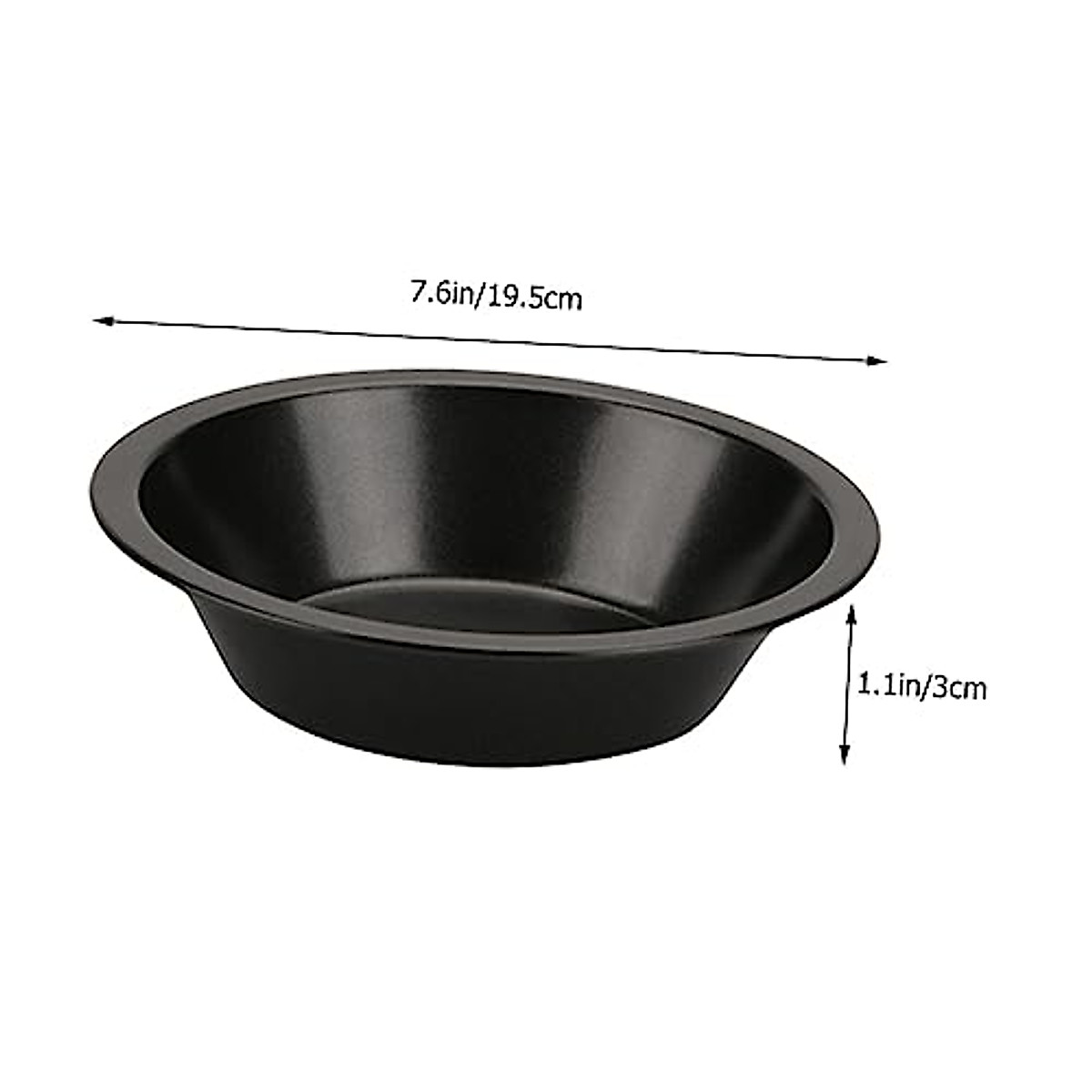HOMSFOU 5pcs Pizza Plate Small Baking Dish Bread Baking Molds Pizza Crisper Tray Pizza Baking Pan Pizza Oven Round Baking Pan Oven Tray for Kitchen Metal Pizza Pan Round Shaped Baking Pan