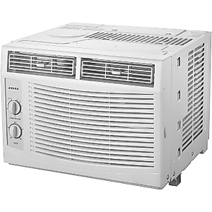 Amana 5,000 BTU 115V Window-Mounted Air Conditioner with Mechanical Controls, White