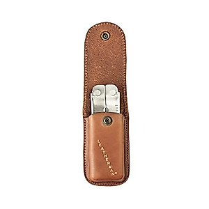 LEATHERMAN, Heritage Leather Snap Sheath for Multitools, Made in the USA, Large (Fits Super Tool, Surge, and Signal)