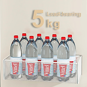 LIFEFAN Magnetic Basket Organizer Holder for Fridge Magnetic Storage Bin Box Containers for Refrigerator Whiteboard Classroom (Large, Black)