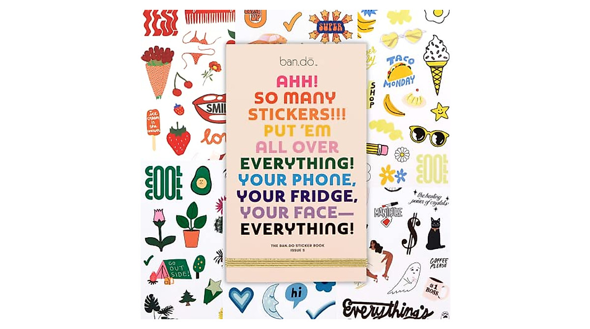 ban.do Planner Sticker Book with 700+ Unique Stickers for Journals