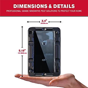 Catchmaster Mouse & Insect Glue Traps 40-Pk, Adhesive Rodent & Bug Catcher, Pre-Scented Mouse Traps Indoor for Home, Sticky Glue Traps for Mice and Insects, Pet Safe Pest Control for House & Garage