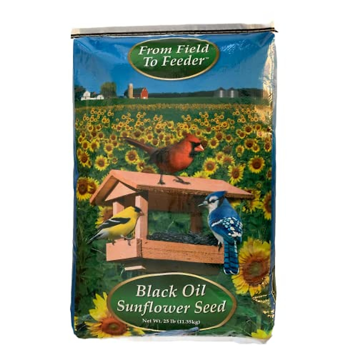 KNWBLE GRWN from Field to Feeder Wild Bird Black Oil Sunflower Seed Bird Food - 25 lbs