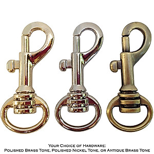 SaSarili Camel Wristlet 1/2" wide Replacement Clutch Handbag Purse Wrist Pouch Strap Brass Tone Hardware