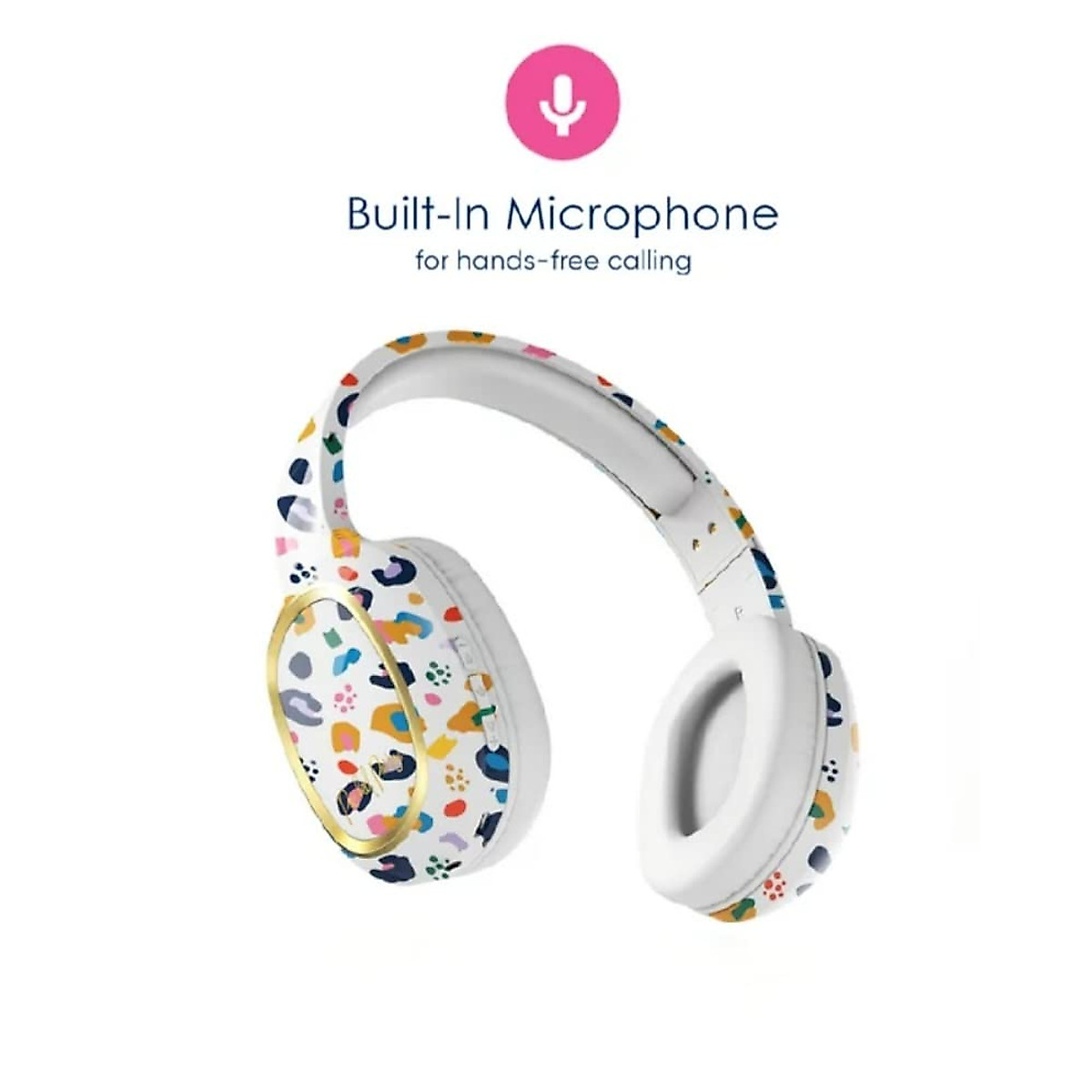 Packed Party Wireless Bluetooth Headphones (Leopard Print)