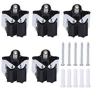 Storage Clip, Mop Broom Holder Wall Mounted, Clips Hangers Broom Storage Rack Hooks, Tool Organizer&Hanger for Hardware Tool Industrial Supplies Kitchen Garage Bathroom Garden etc