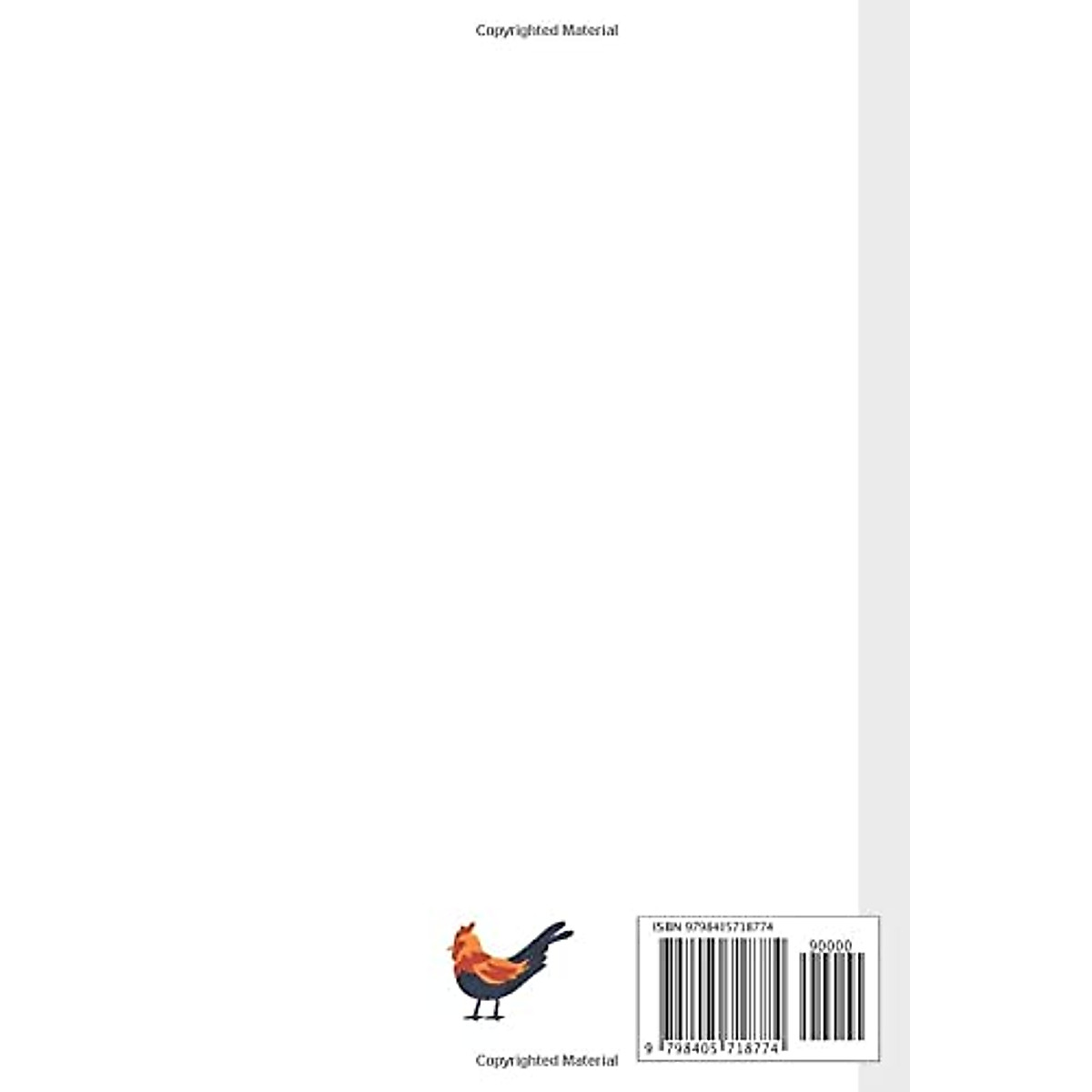 Chickens: 120 Page Black Lined Notebook