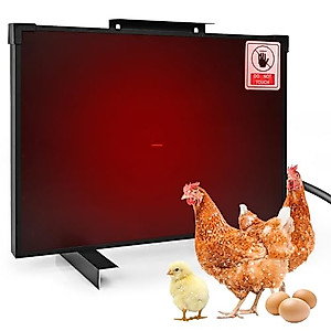Chicken Coop Heater, Radiant Heat Chicken Heater Heating Panel Chicken Coop Accessories, Heat Warmer for Chicks Dogs Cats Pets Animals