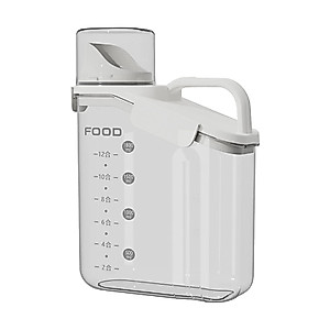 TZNBGO Cereal Container Oatmeal Dispenser - Plastic Cereal Dispenser Storage Box Kitchen Food Grain Rice Container, Household Food Container Grain Storage Box