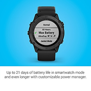 Garmin tactix Delta, Premium GPS Smartwatch with Specialized Tactical Features, Designed to Meet Military Standards