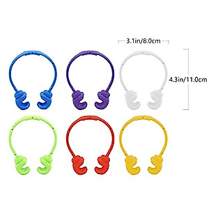 Zerodeko 6pcs Thumbs Up Cell Phone Stands Mobile Phones Stand with Hand Holder for Desk Office Desktop Tablet Cellphone Thumb Holder Adjustable Flexible Hard Plastic