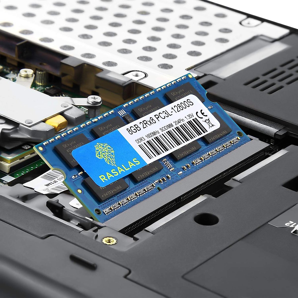 Rasalas 8GB PC3L-12800S ddr3l-1600 sodimm 1600mhz Laptop RAM DDR3L 1600 2Rx8 8gb ddr3 Laptop 12800s pc3 1.35V 204-Pin CL11 Dual Rank Ram