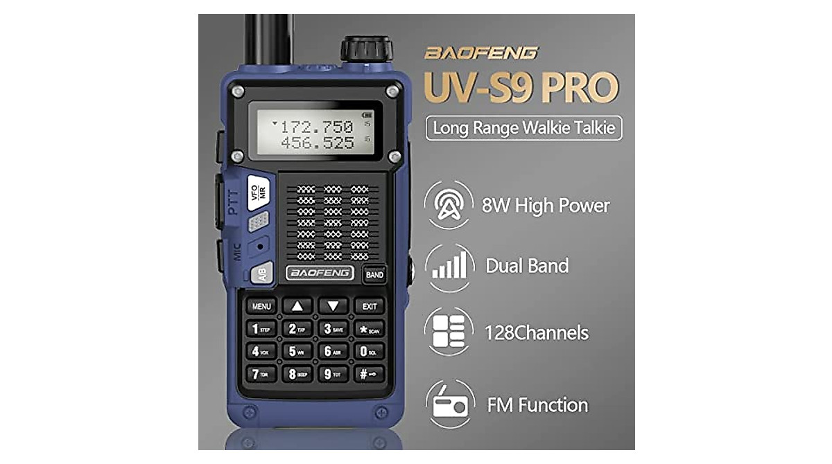 Baofeng UV-S9 Pro Ham Radio - High Power Dual Band