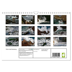 Rock in the surf (Wall Calendar 2024 DIN A4 Landscape), CALVENDO 12 Month Wall Calendar