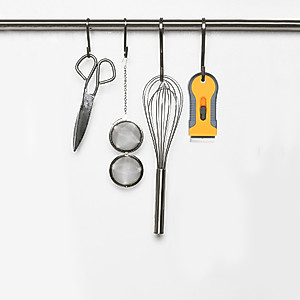 Mnixy Cleaning Tool Scraper with 5 Spare Replacement for Ceramic hobs Glass Oven Door, 11.55cm, Yellow