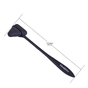 Geekidoc Premium Portuguese Cork 4-Piece Pocket Organizer Kit for Doctors, Nurses, and Students | Includes Pocket Protector, Reflex Hammer, Bandage Scissors & Rubber Coated LED Penlight | Purple