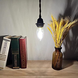 LEOOLS E26 Edison Bulb 6W Equivalent E26 LED Bulb 60 Watt Dimmable 4000K E26 Light Bulb AC120V Neutral White 600lm Flame Wrinkle Glass LED Bulb for Pendant,Porch,Ceiling Fan and Lantern Lamp,Pack of 6