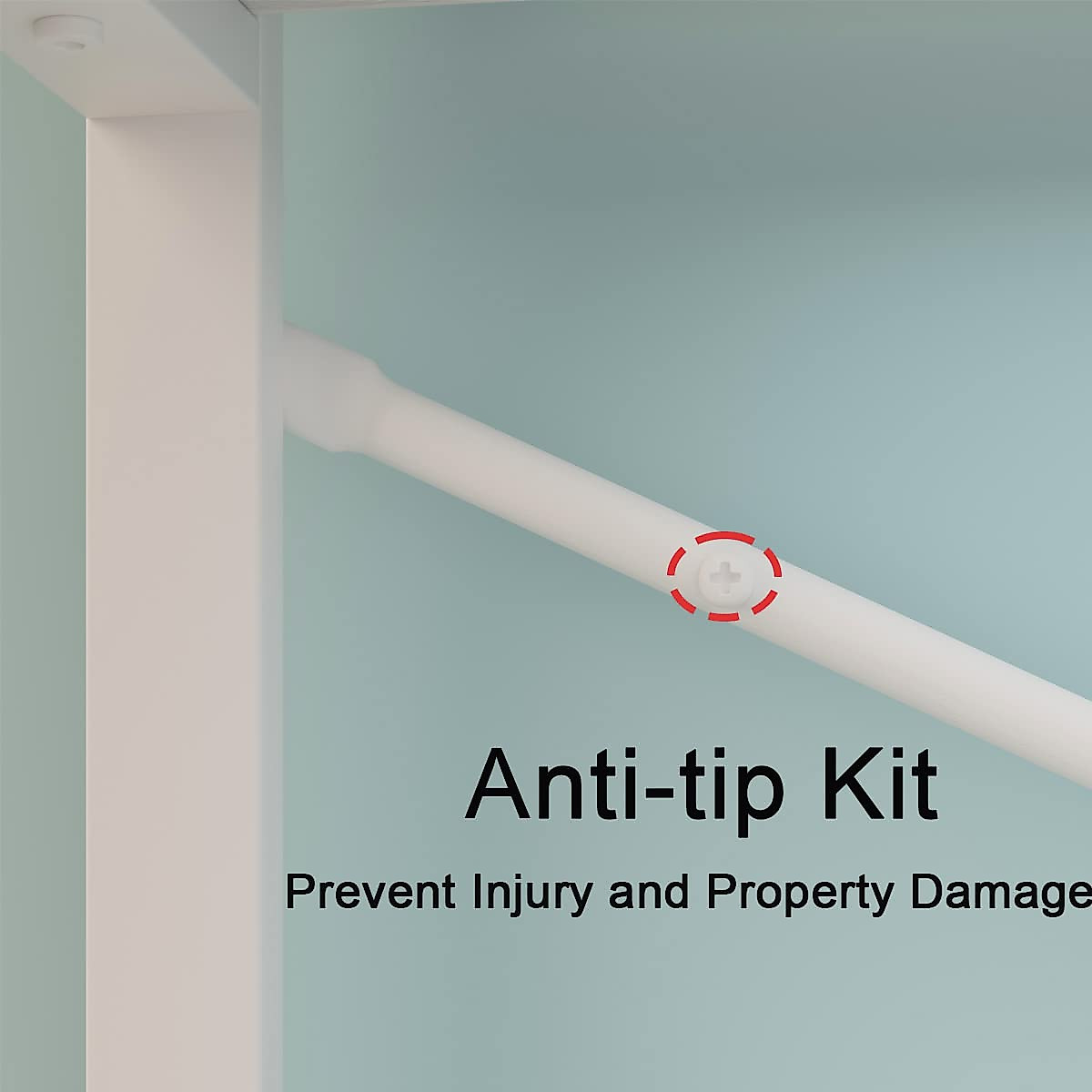 HSH 5 Tier Tall White Bookshelf, Metal and Wood Storage Book Shelves for Bedroom Living Room Office, Modern Large White Bookcases and Bookshelves 5 Shelf, Farmhouse Open Vertical Display Book Shelf