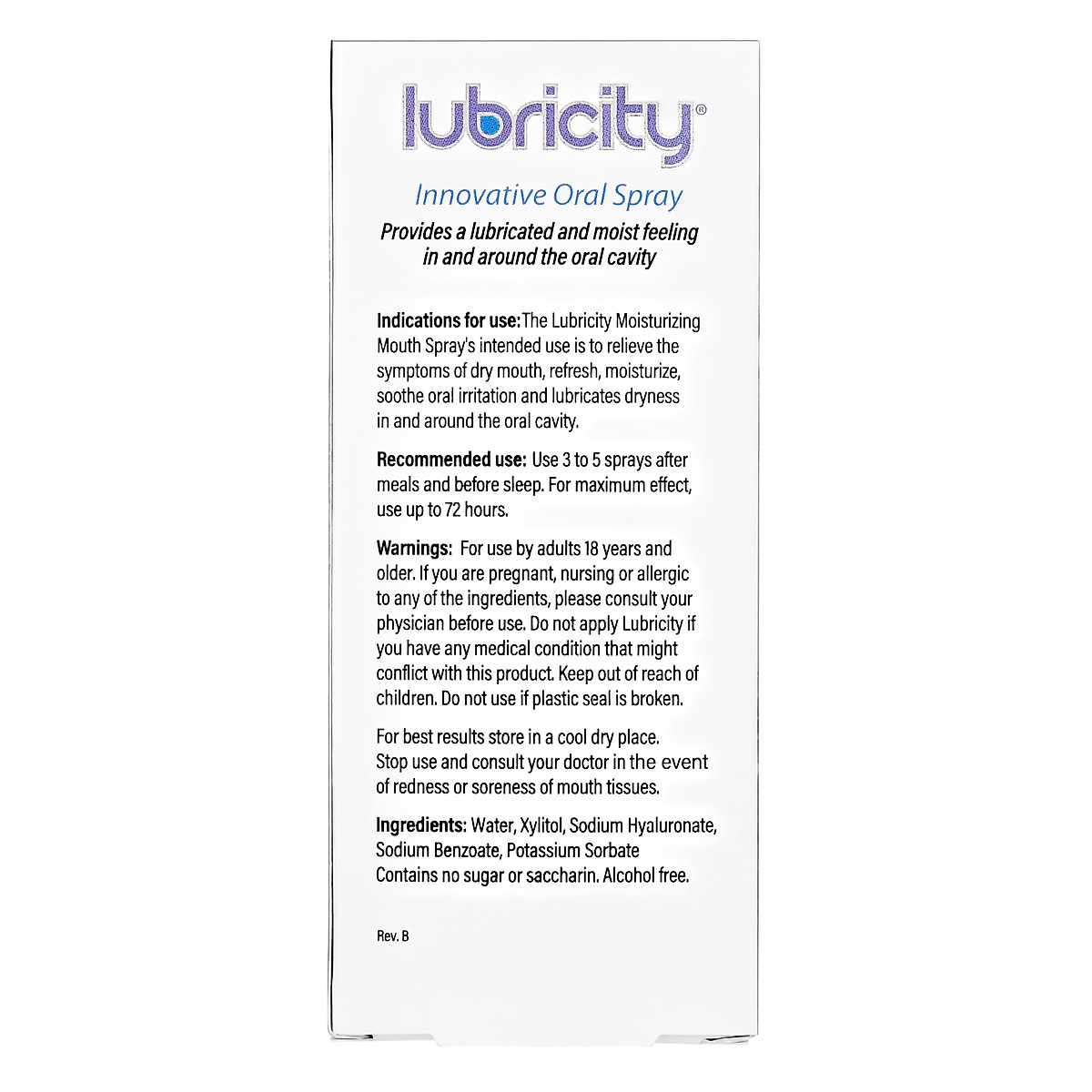 Lubricity Dry Mouth Oral Spray - 2 Piece Dry Mouth Products for Efficient Relief, Travel-Size Dry Mouth Spray, Mouth Moisturizer for Dry Mouth, Dry Mouth Remedies - 2oz Each with Ilios Travel Cup